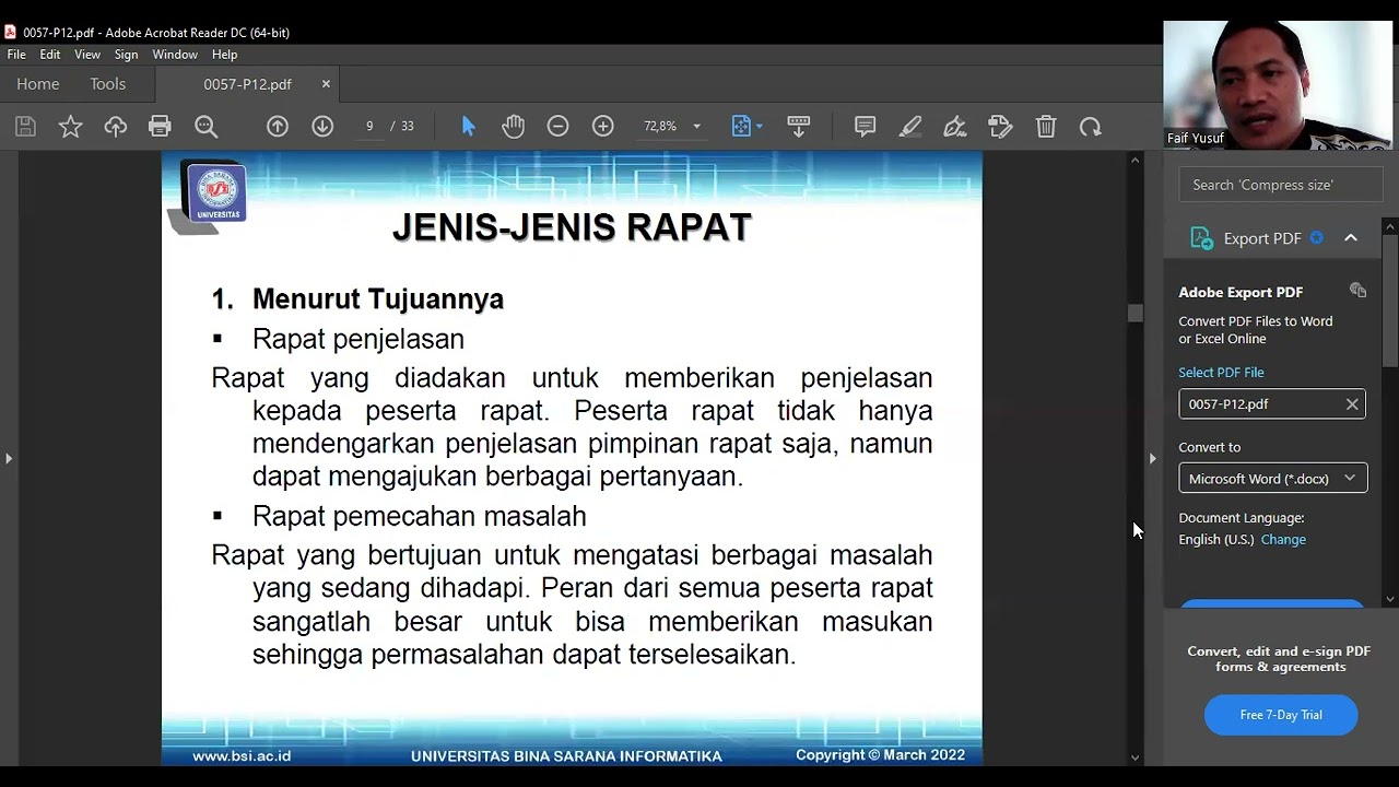 Kunci Sukses Rapat Bisnis.
