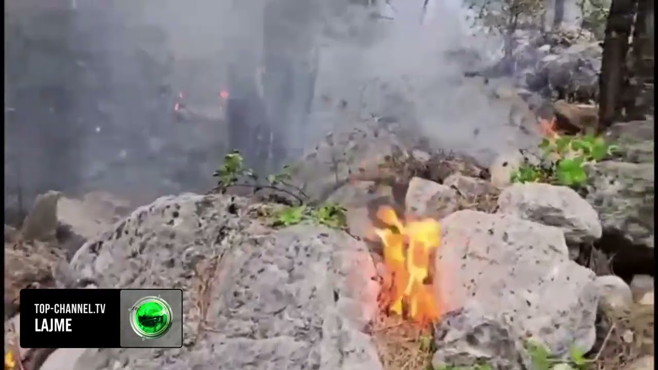 Top Channel/ Kodrat e Dukatit ‘skuqen’ nga flakët, era e fortë përhap ...