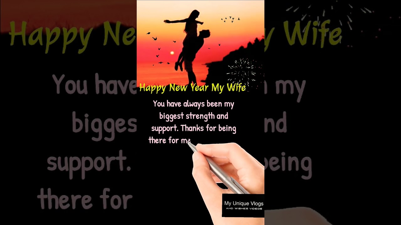 Happy new year wishes for wife 2023 #newyear #happynewyear #2023