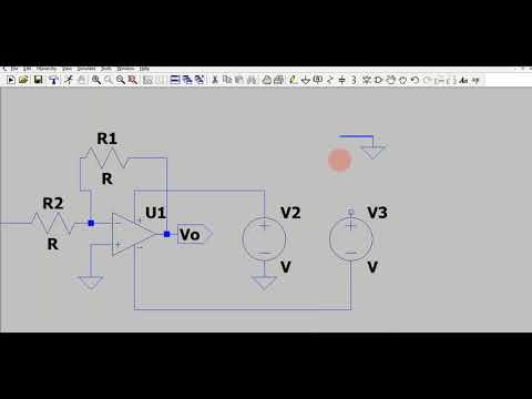 Inverting Amplifier | Using LTSpice Software | Operational Amplifier | Simulation | Elangovan 369