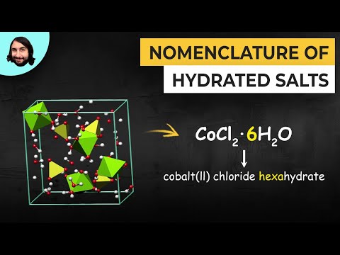 Hydrates — Overview & Nomenclature - Expii