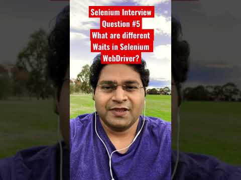 What are different Waits in Selenium WebDriver? Selenium interview Questions and Answers #shorts