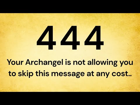 🕊️444 Your Archangel is not allowing you to skip this message at any cost.. it is only for you⚠️
