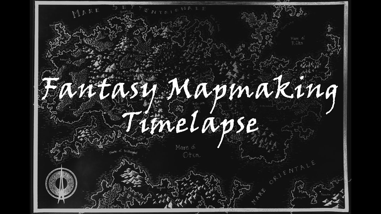 Fantasy Mapmaking Timelapse (RELAXING)