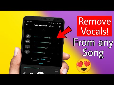 How to remove vocals from any song in mobile | New Music app
