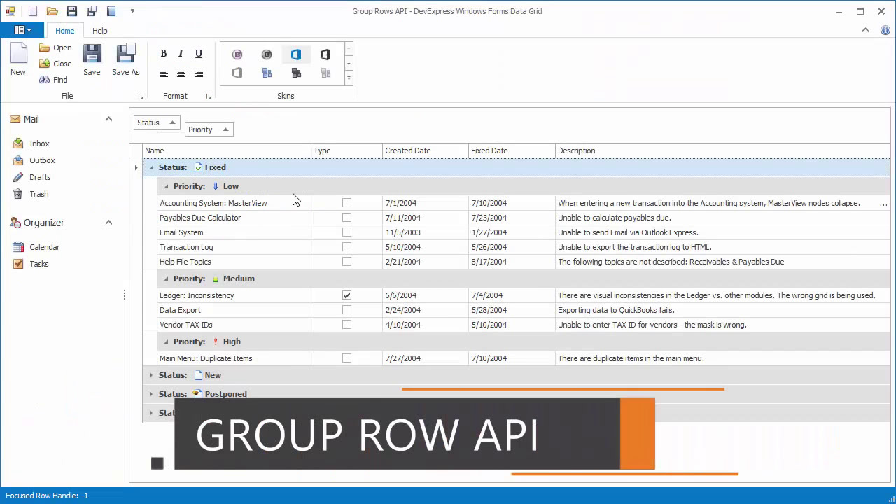 WinForms Grid: Introduction to Data Grouping
