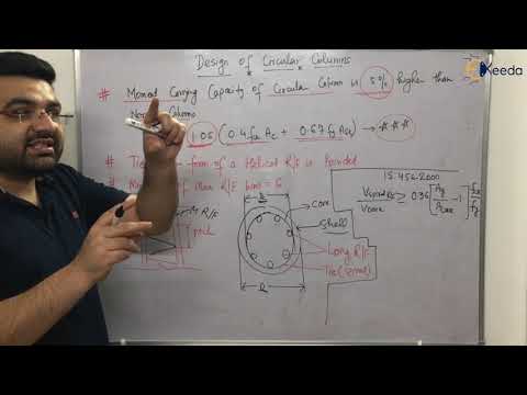 Design of Circular Columns - Concrete Structures - GATE Video Lecture - Concrete Structures ...