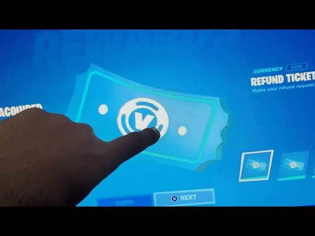 Can you refund Fortnite skins after exhausting all 3 tickets?