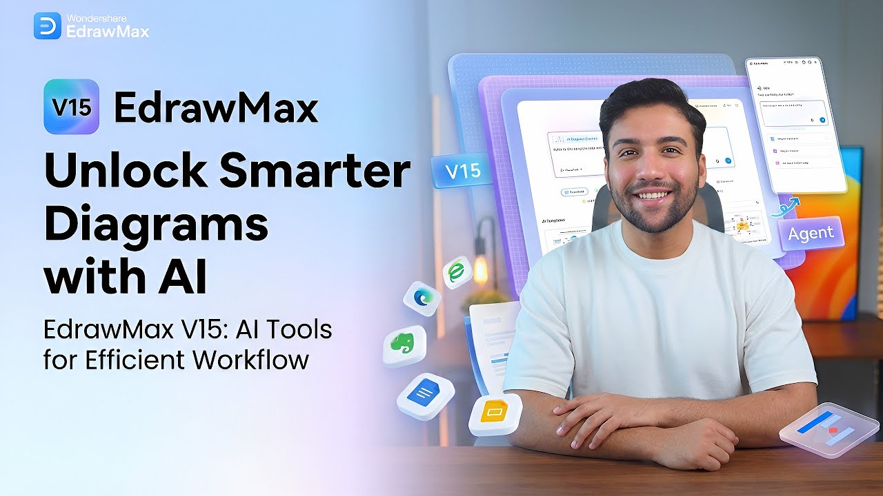 EdrawMax V15 AI Diagramming Tutorial: AI Tools, Templates, and Workflow