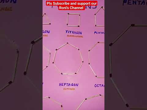 Polygons made of matchsticks #matchsticks_craft #polygons #makepolygonsusingmatchsticks