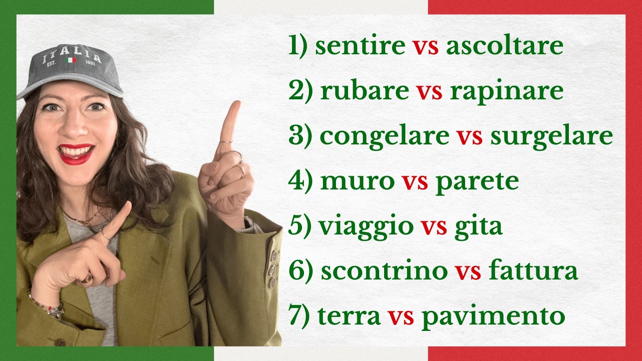14 Coppie di Parole Italiane che CONFONDONO Anche i Madrelingua – LearnAmo