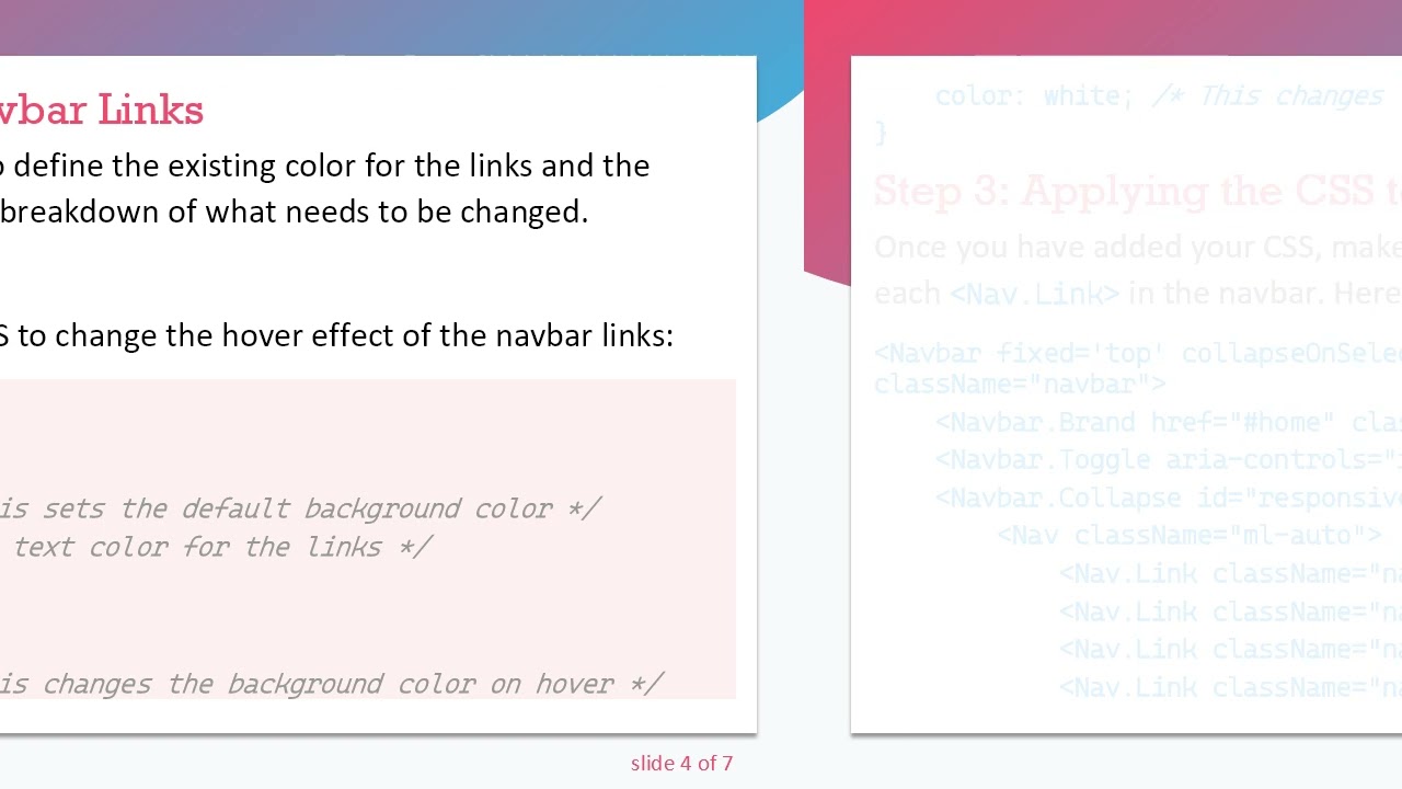 How to Change the Hover Effect for React-Bootstrap Navbar Links