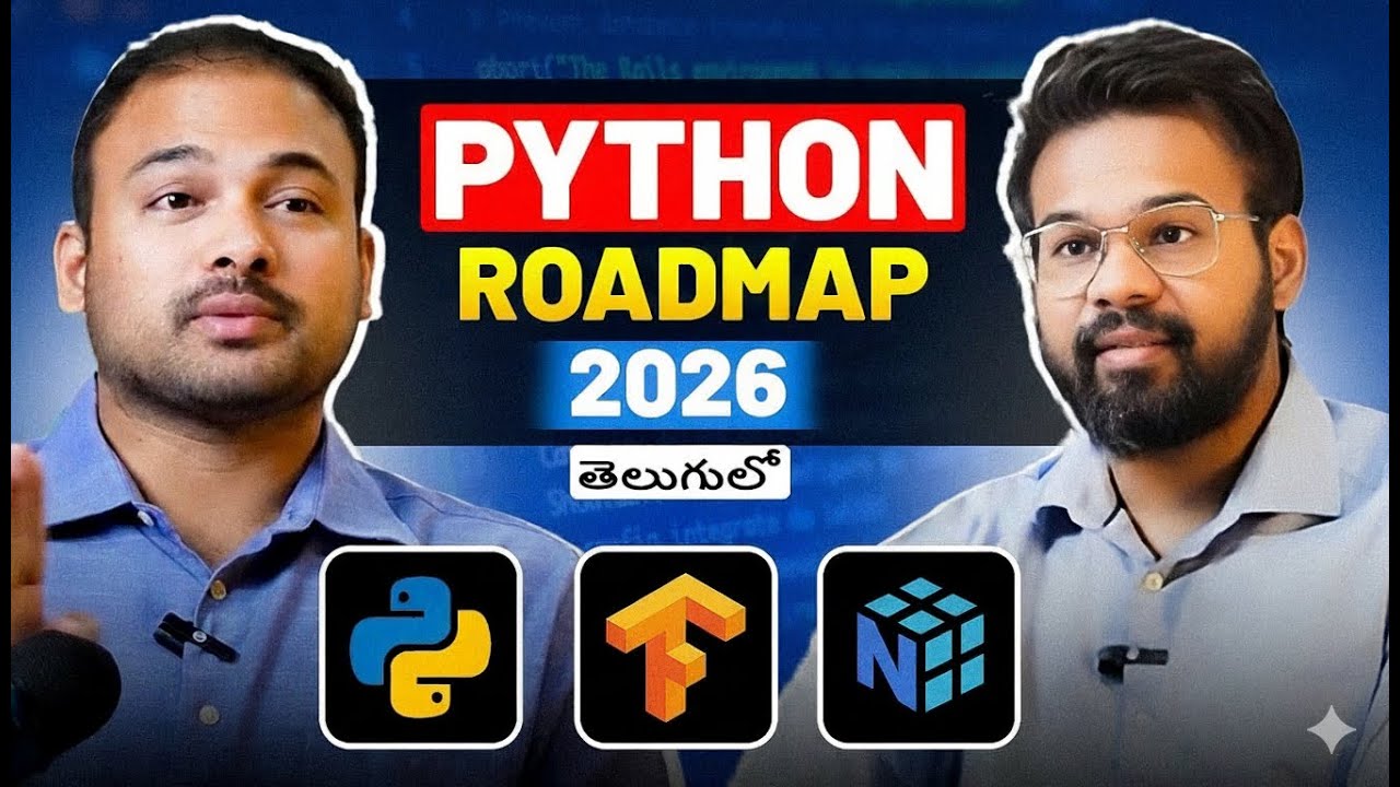 Complete Python Developer Roadmap 2026 ( Zero to Expert ) in Telugu