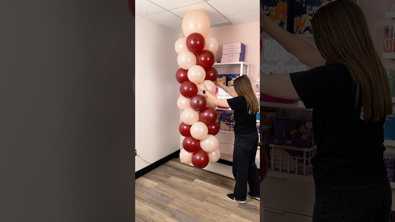 DIY Balloon Column—No Stand Needed!