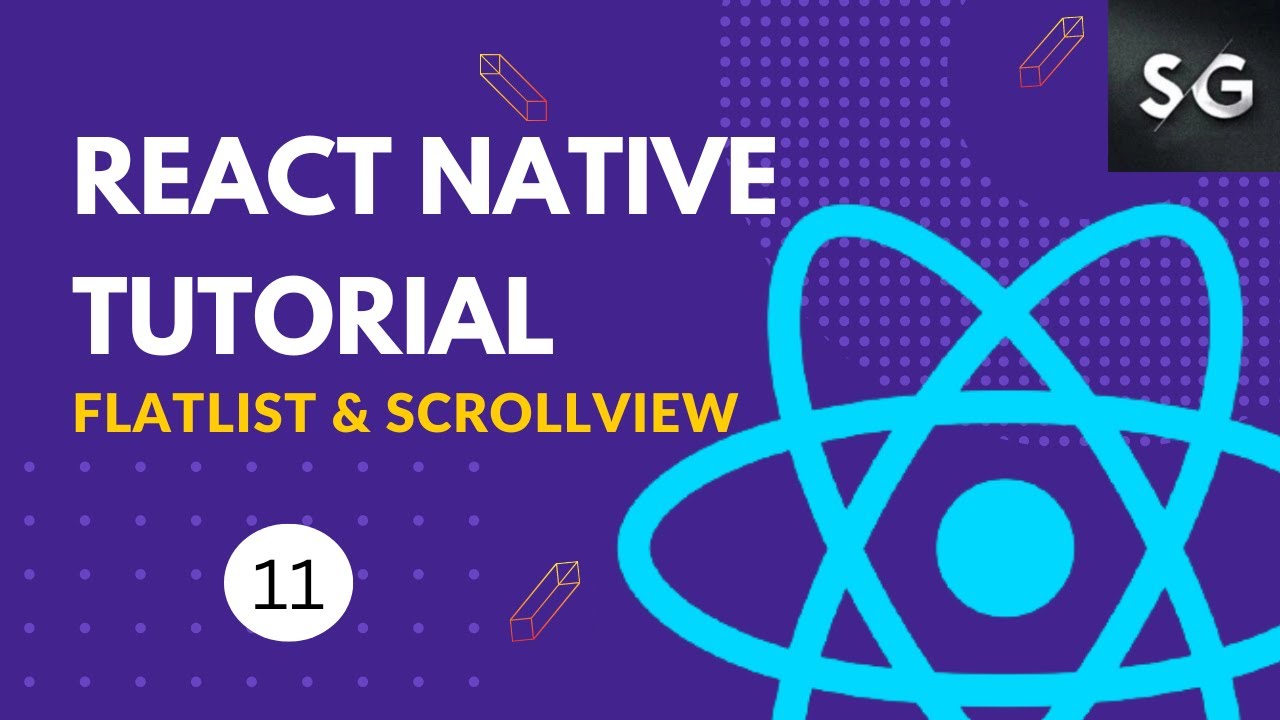 Lists in React Native #11 || Flatlist & ScrollView || React Native Tutorial for Beginners