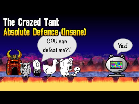 Battle Cats The Crazed Tank Absolute Defence No Gacha! How to beat Crazed Tank / Wall Cat?