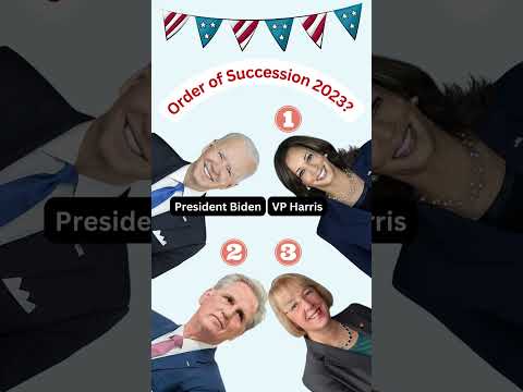 Who’s in the Presidential Order of Succession -2023?