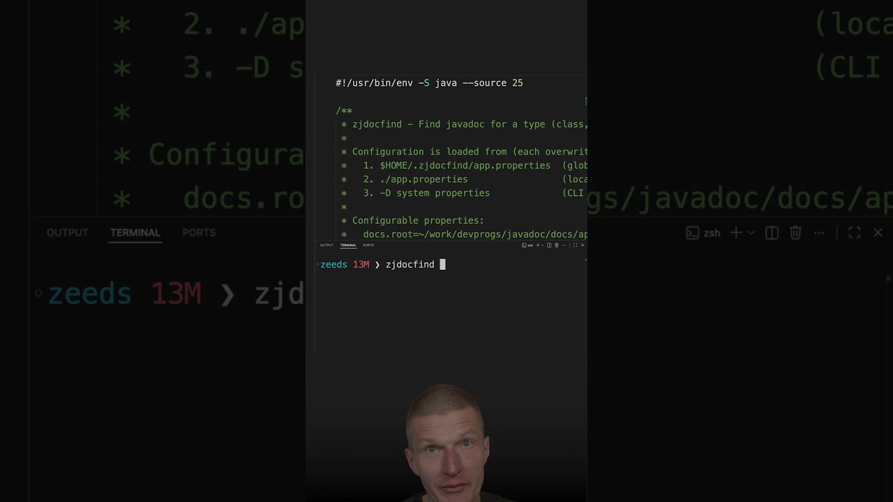 zjdocfind: A Java 25 Script Use Case #java #shorts #coding #airhacks