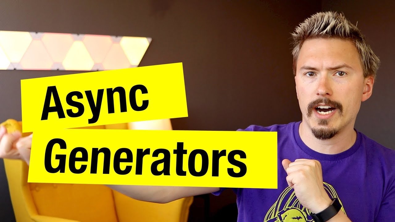 Using async generators to stream data in JavaScript