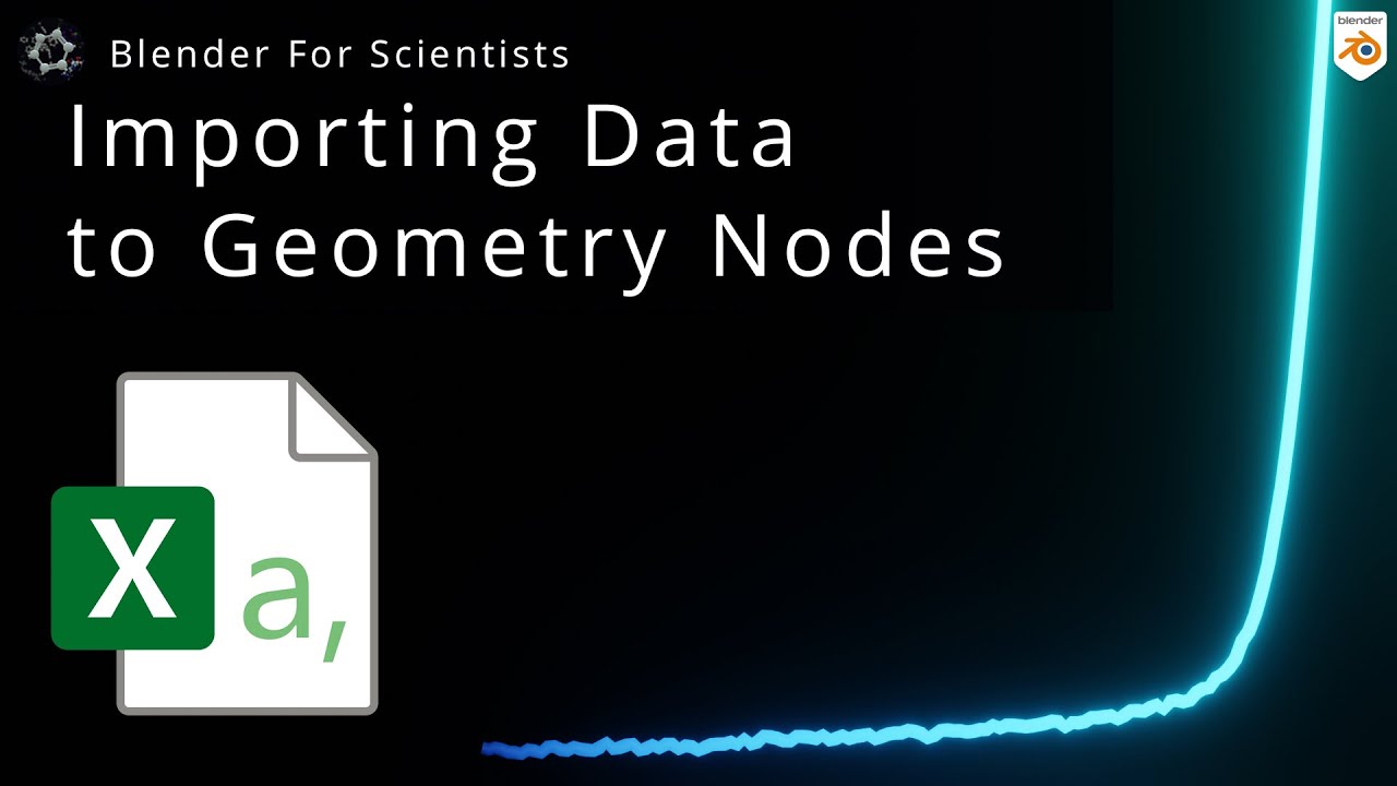 Blender for Scientists - Importing Data Directly to Geometry Nodes (Update in Description)