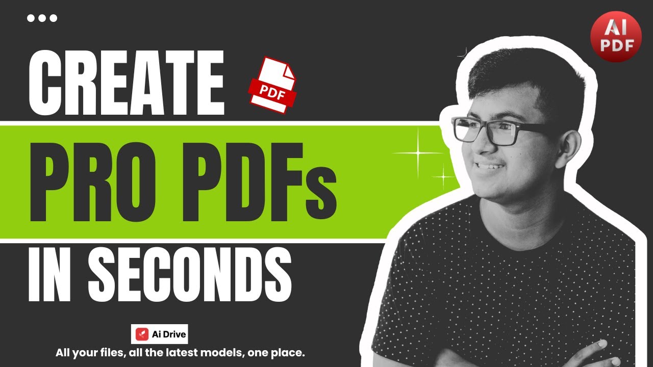 Create Pro-looking PDFs in Seconds! - AI PDF