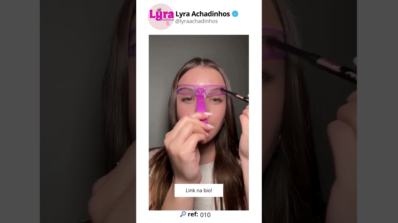 ACHADINHO: 8pçs Molde Para Modelação De Sobrancelha E Reutilizável 8 Em 1