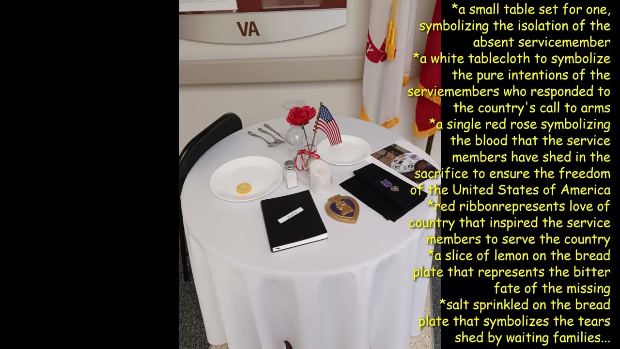 What is a Missing Man Table or Fallen Comrade Table? FACTS