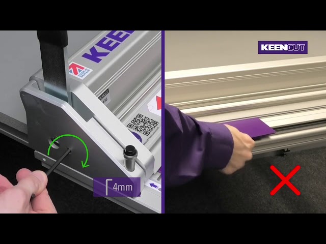 KEENCUT EVOLUTION 3 SmartFold- Schneidschiene 3,6m | richter-menzel.de