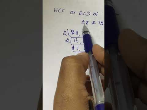 How to find HCF or GCD of two numbers