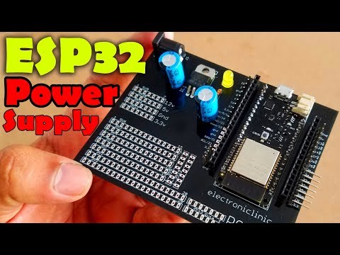 ESP32 Power Supply PCB board, ESPRESSIF ESP32 Devkit WROOM