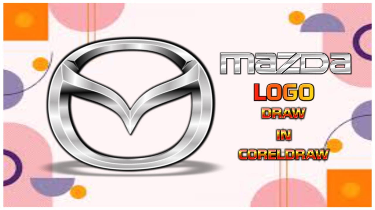 How to Draw the Mazda Logo||How to draw MAZDA logo / AUTO LOGO car|How to draw Mazda Logo||Coreldraw