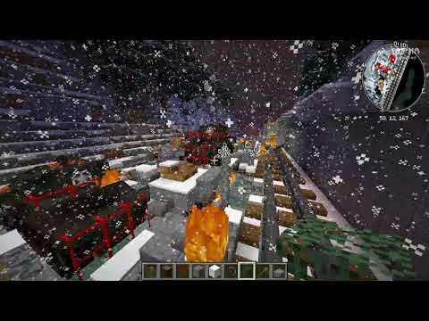 snowy railroad Minecraft Map