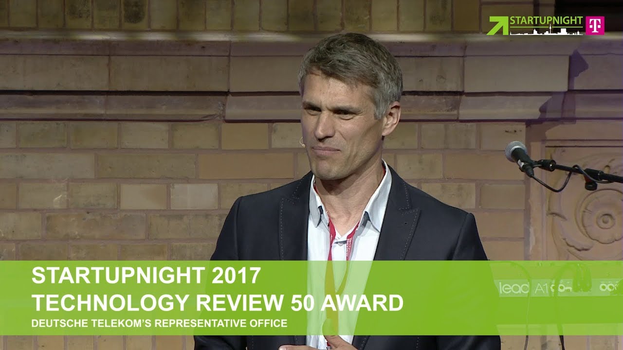 Technology Review 50 Award at Startupnight 2017