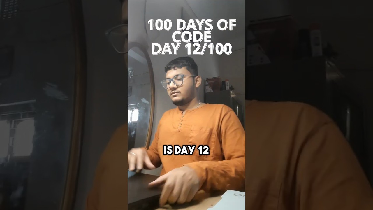 DAY 12 /100 OF 100 DAYS OF CODE #dsa #coding  #html  #computer  #tech  #startup #internship #python