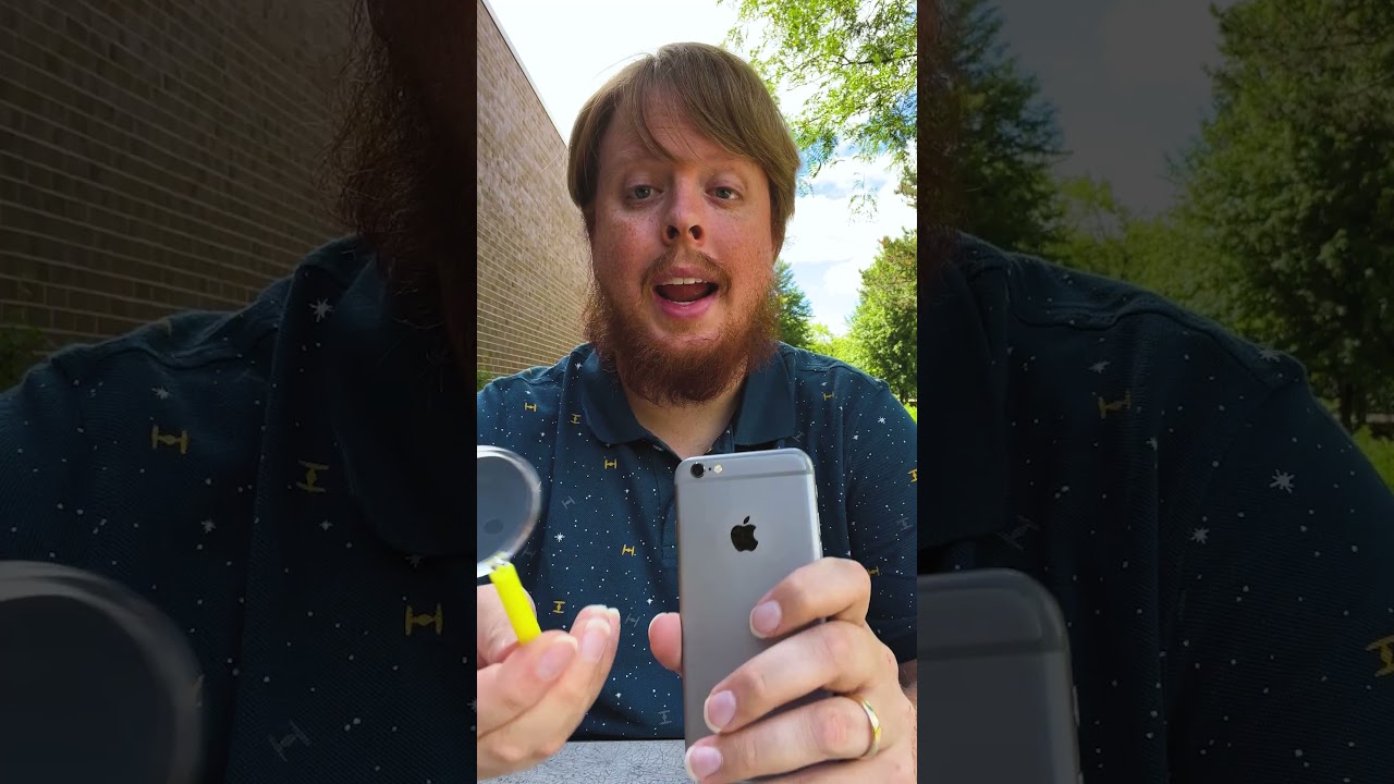 Using a Magnifying Glass as a Smartphone Photo Filter #photography #smartphonephotography