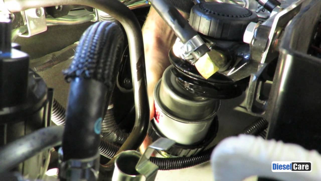 Diesel Care Fuel Filter Bracket Kits - Filter Change Instructions