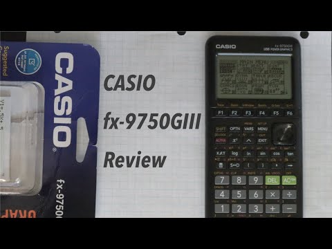 Casio fx-9750GIII Review and Unboxing