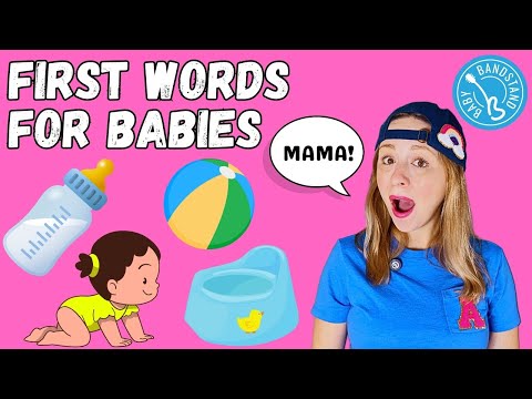 First Words for Babies - Learn 17 First Words with Ms. Alyssa - Baby Learning Video