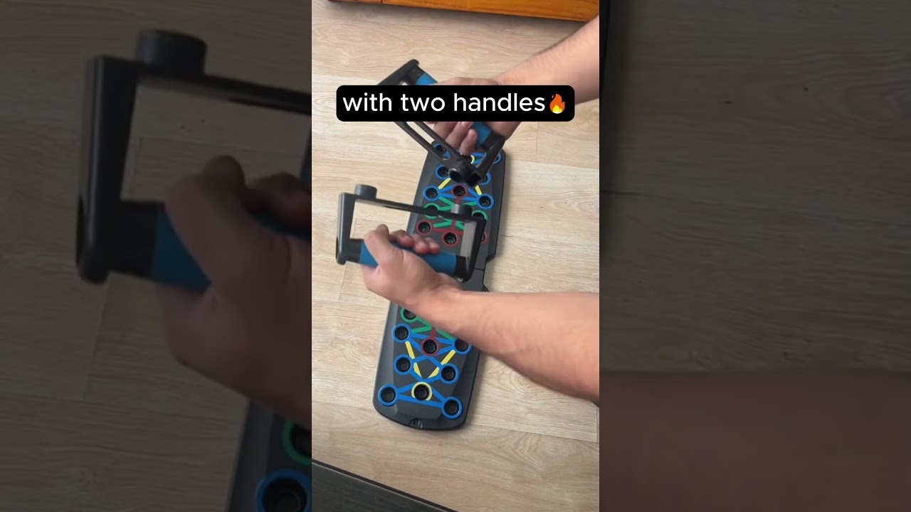 The key is to get started!💪🏼 Multifunctional push-up board designed for upper body workouts #PushUps