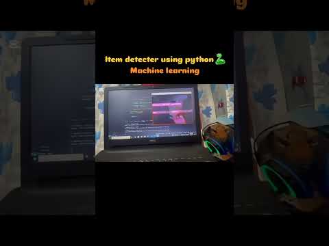 Ai Items Detector program using python!! cmt "py" for source code!! #developer #python #coding