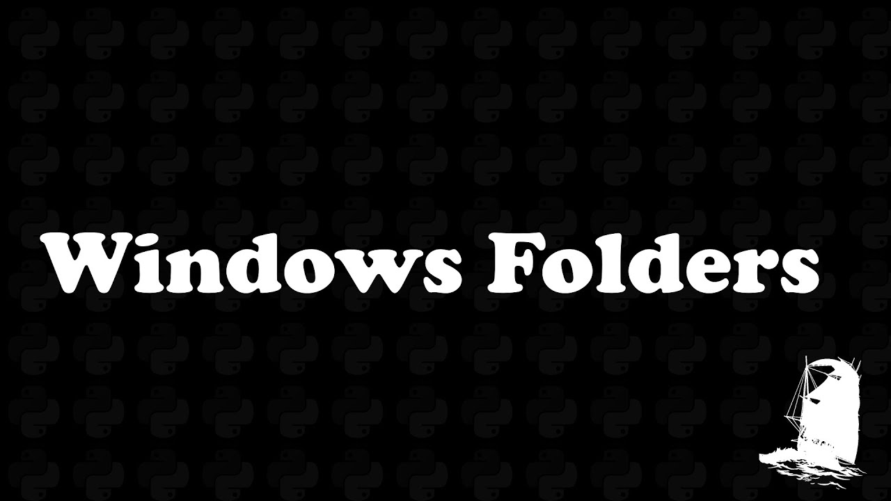 002 - Overview Windows Folder Structure