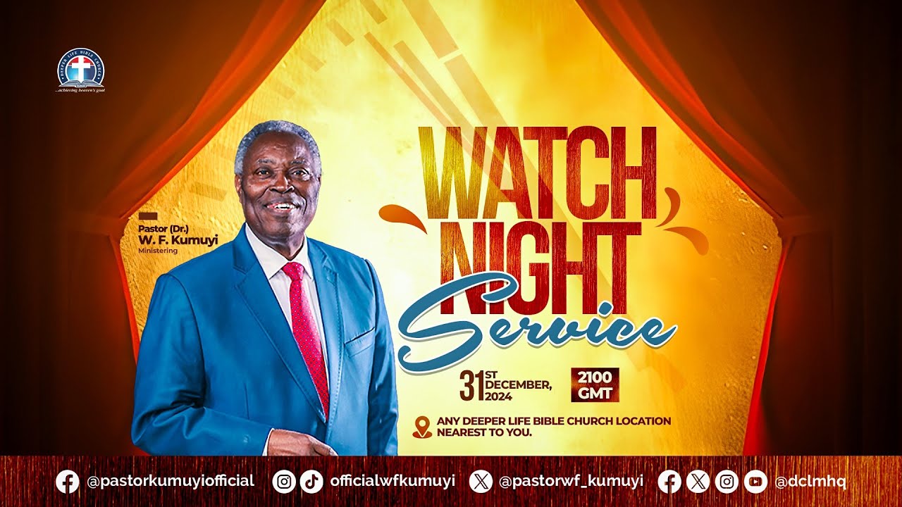 Deeper Life Crossover Night 2024-2025 (Watch Night Service)