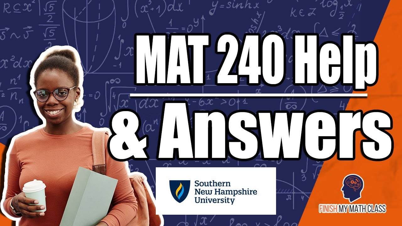 MAT 240 Help  & Solutions, SNHU Applied Statistics (FinishMyMathClass.com)