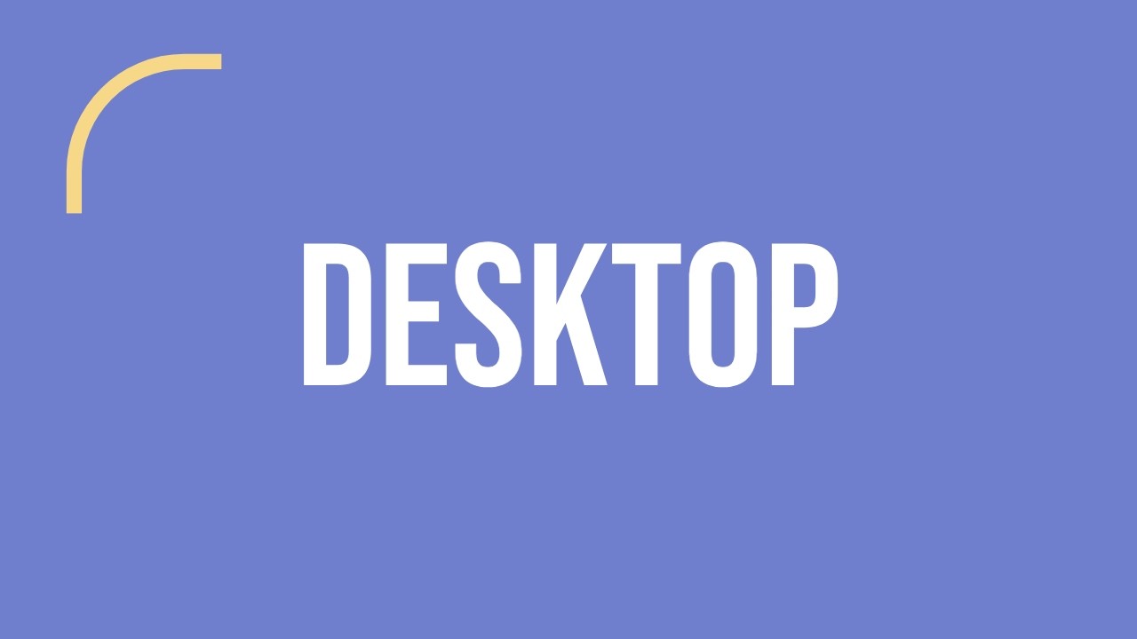 What Is a Desktop? | Computer Vocabulary (Plain English)