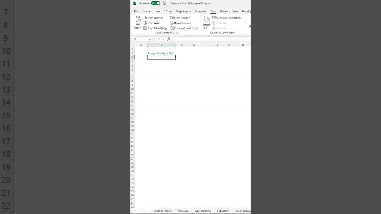 Here's how you merge multiple Excel files into one🤯 #excel #exceltricks #exceltips #exceltutorial