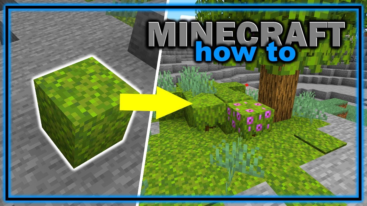 How to Get and Use Moss Blocks! (1.18+) | Easy Minecraft Tutorial