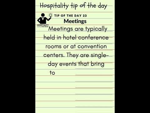 Meetings | Meaning Of Meetings In MICE | MICE = M Meaning Meetings | Hospitality | Hotels | India
