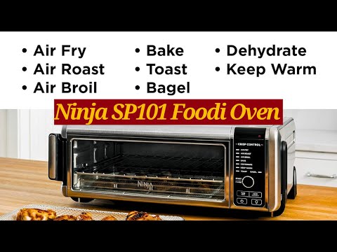 Ninja SP101 Digital Air Fry Countertop Oven with 8-in-1 Functionality | Ninja SP101 Foodi Oven