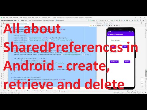 All about SharedPreferences in Android app- create, retrieve and delete ...