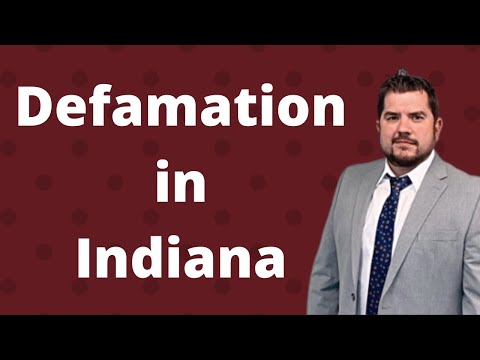 Defamation in Indiana